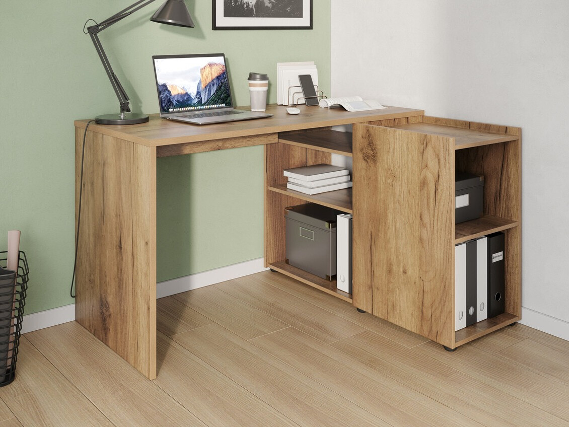 Kampinis darbo stalas Sacramento 374 - Darbo stalai | Baldai1.lt