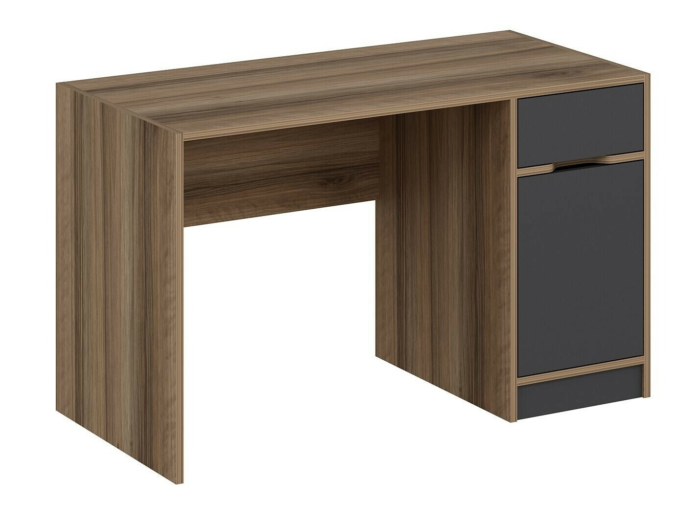 Darbo stalas Kailua J104 (Graikinis riešutas + Antracitas) - Darbo ...